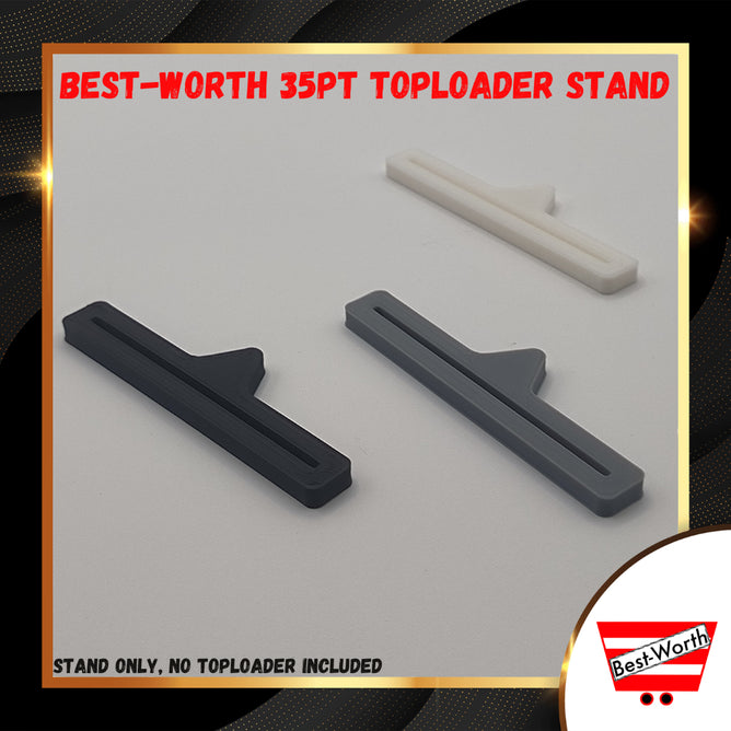 Best-Worth 35pt Toploader Stand – Minimalist Display for Trading Cards